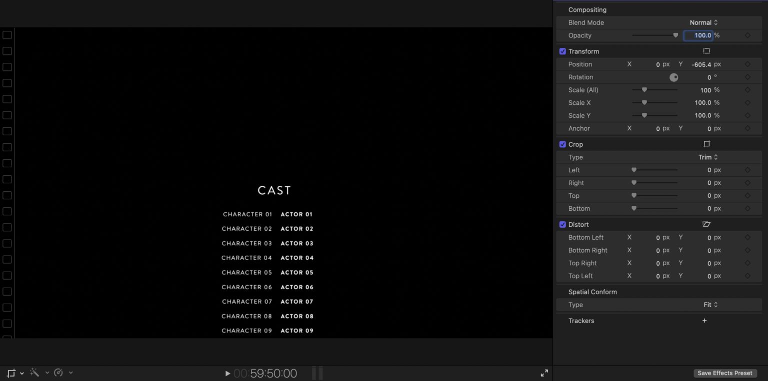 Free 4K End Credit Template Download - For Feature Films, Shorts, and ...