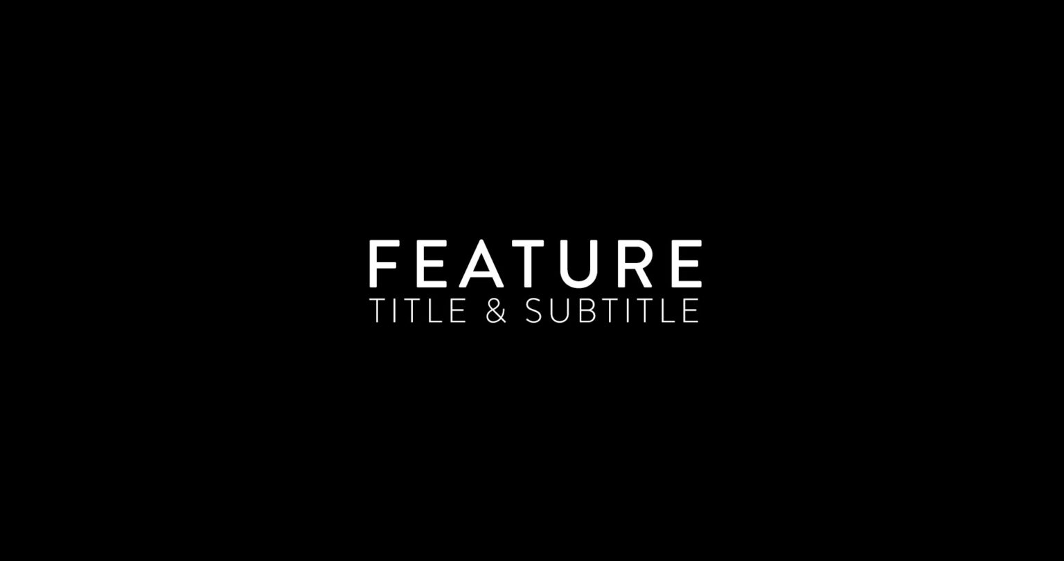 Free 4K End Credit Template Download - For Feature Films, Shorts, and ...