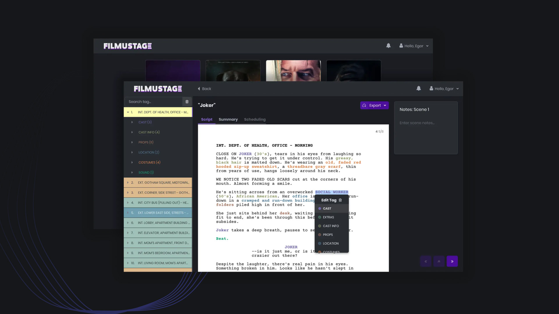 Review: Testing Filmustage's AI Powered Script Breakdown App On A ...